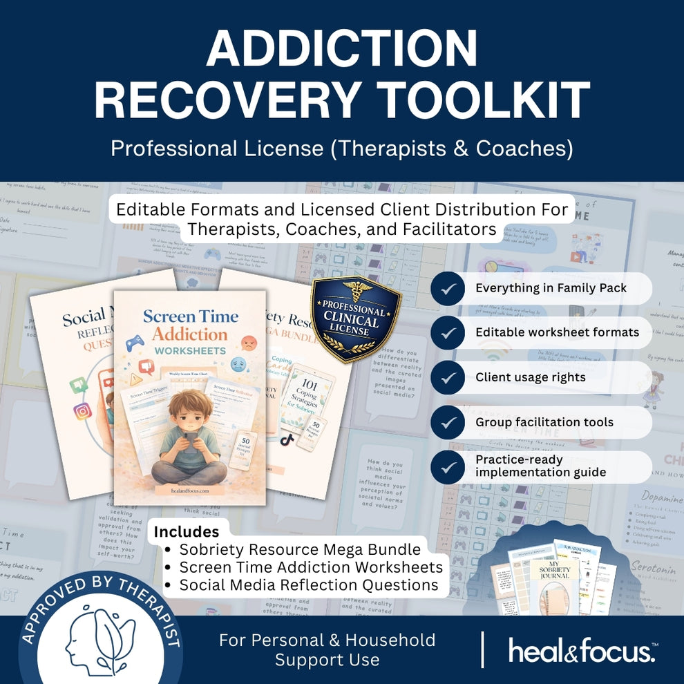 Addiction Recovery Toolkit | Build Resilience, Prevent Relapse & Heal ...